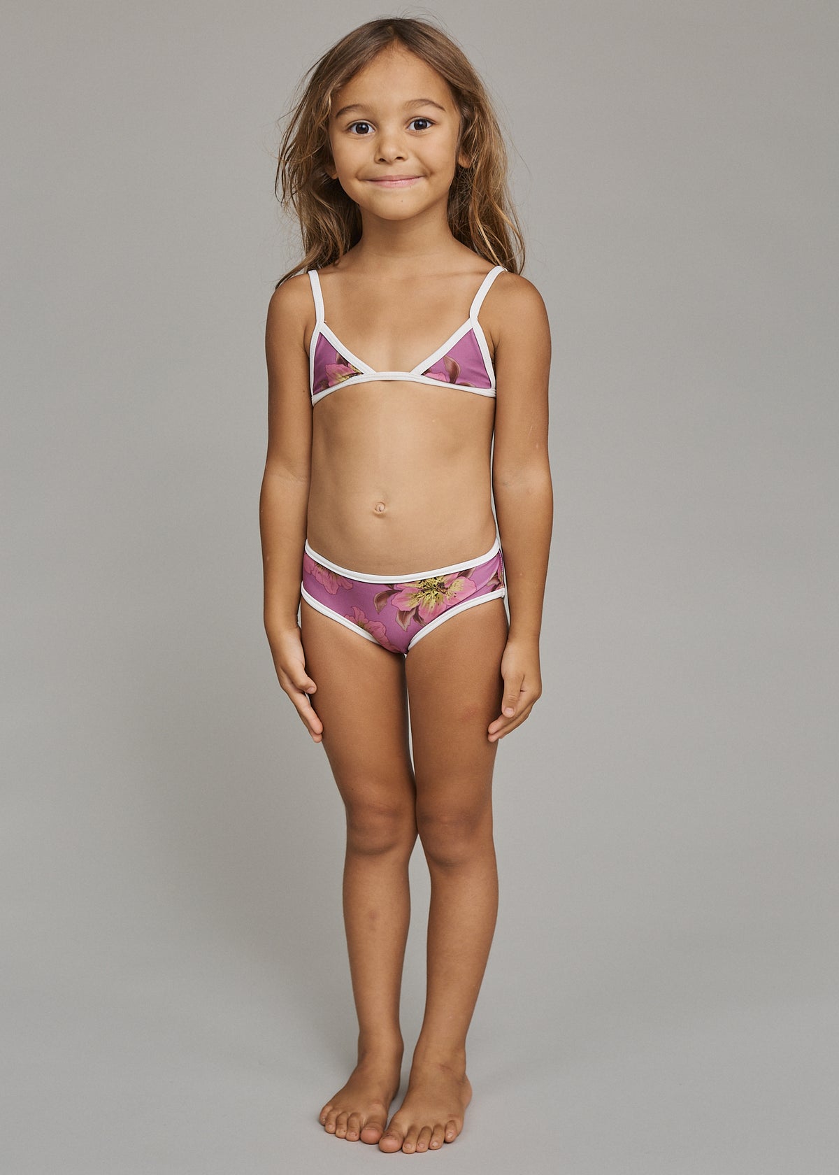 KIDS BAJA TOP + MAKAI PIPED BOTTOM SET - SUMMER 2025